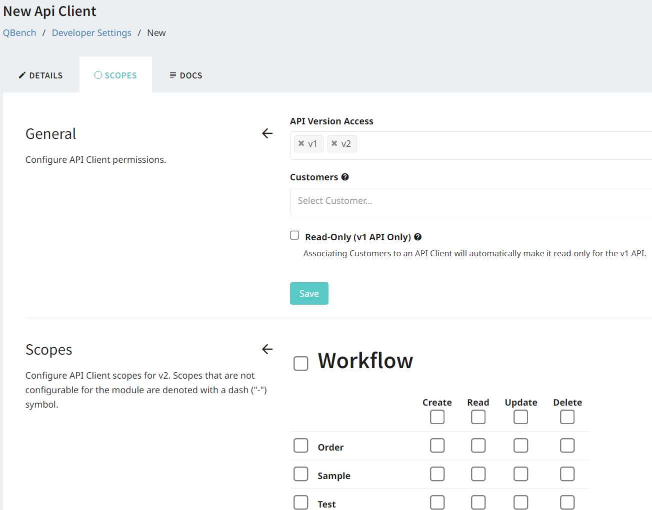 Setup API Access – QBench LIMS Help Center Setup API Access – QBench LIMS Help Center